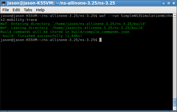 Using ns-2 Mobility Traces in ns-3 Simulation – A Simplified Example | ns-2, ns-3 Project and ...