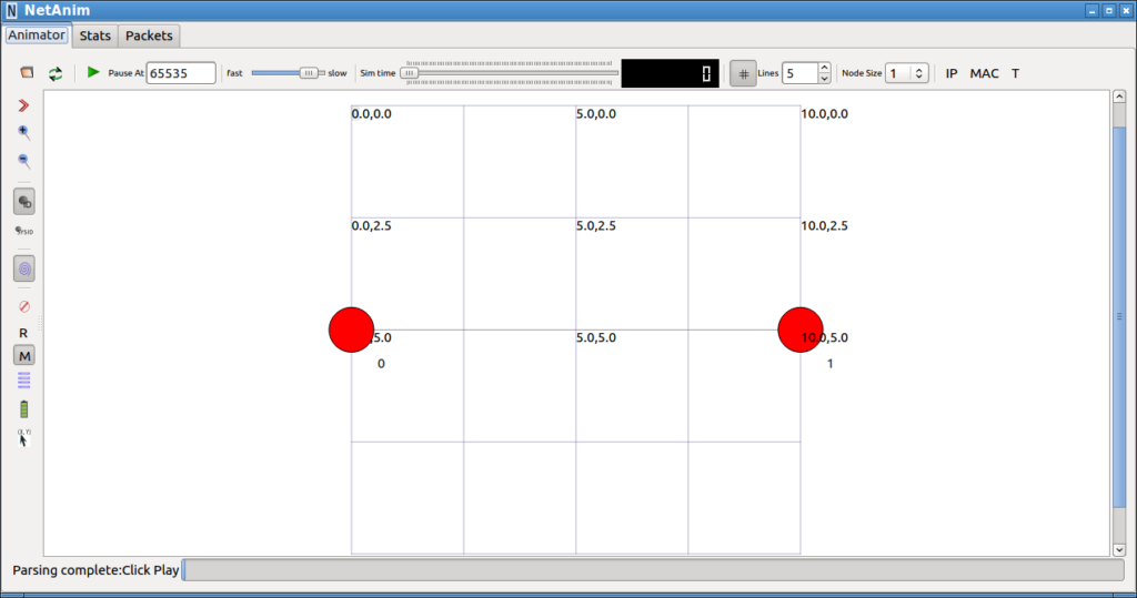 Visualizing Ns 3 Simulation Using Netanim Visualization Tool 1467