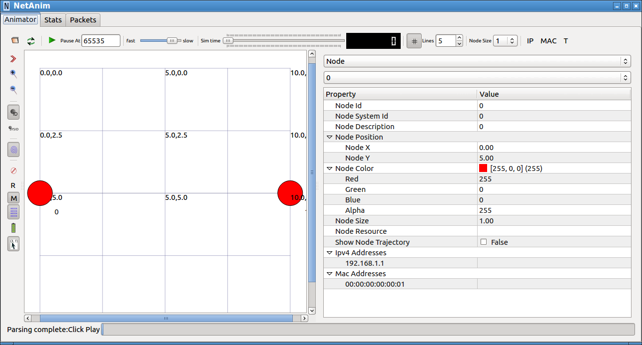 Visualizing ns-3 Simulation using NetAnim Visualization Tool Visualizing ns-3 Simulation using NetAnim Visualization Tool