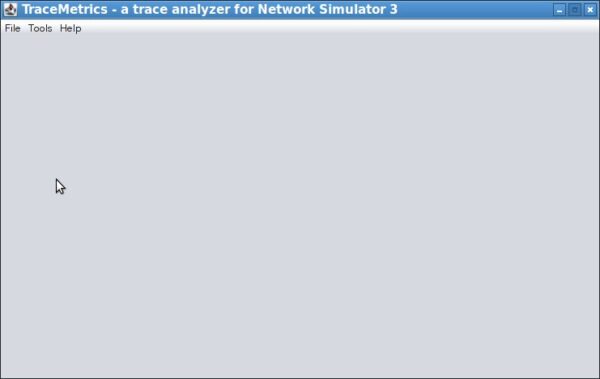 Trace Analysis of ns-3 Ascii Traces using TraceMetrics Tool