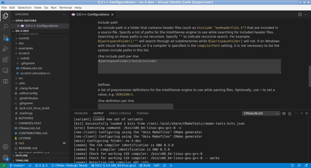 Configuring Visual Studio Code for ns-3 Under chroot Jail Configuring Visual Studio Code for ns-3 Under chroot Jail