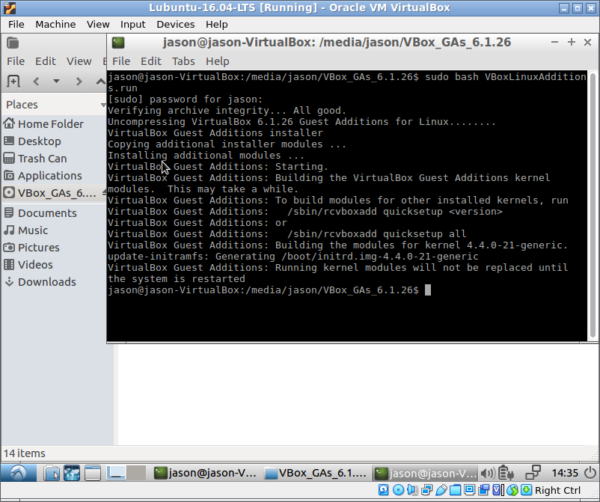 Installing Old Linux In Virtualbox And Sharing Host Folders