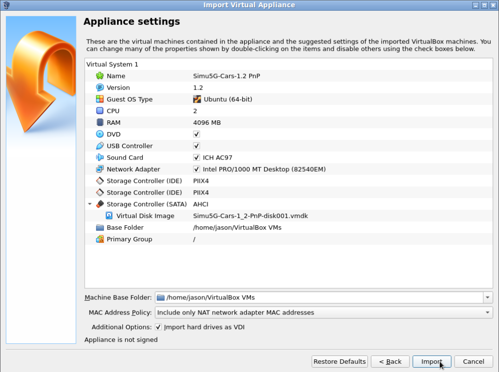 Simulation of 5G Networks under Omnet++ and Simu5G simulator