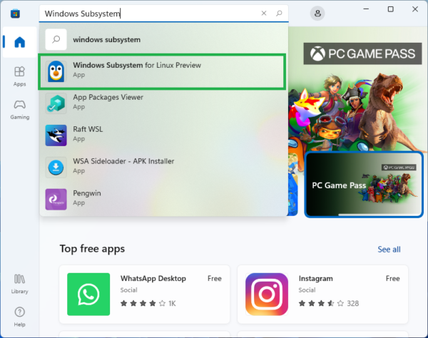 Installing WSL2 Under Windows 11 and Running GUI Linux Apps.