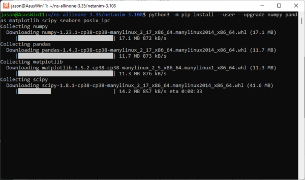 Installing OMNet++ IDE Under new Windows11 Version Using WSL