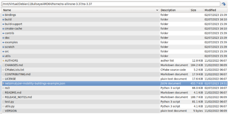Installing NetSimulyzer 3D Visualization Module with ns-3.37