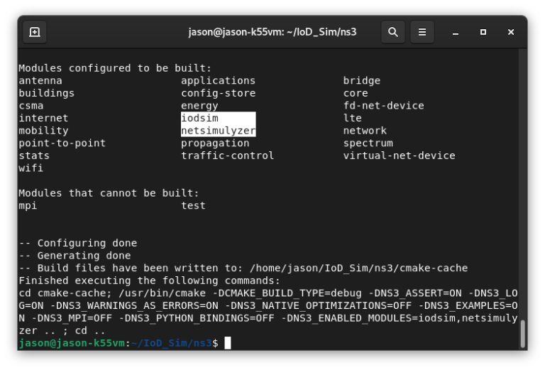 Installing NetSimulyzer for Visualising IoD_Sim FANET in 3D.