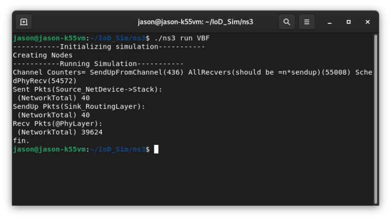 Installing Aquasim-NG in ns-3.38 and Visualizing UWSN in 3D.